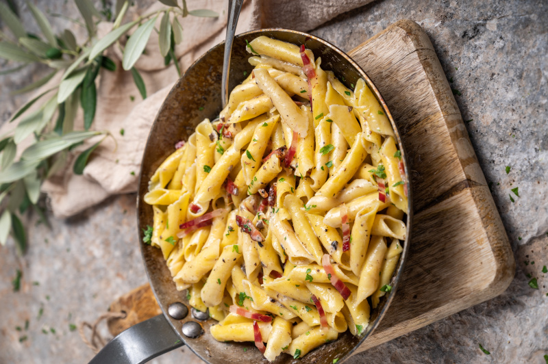 Mmm recepti | Fuži s panceto in tartufato