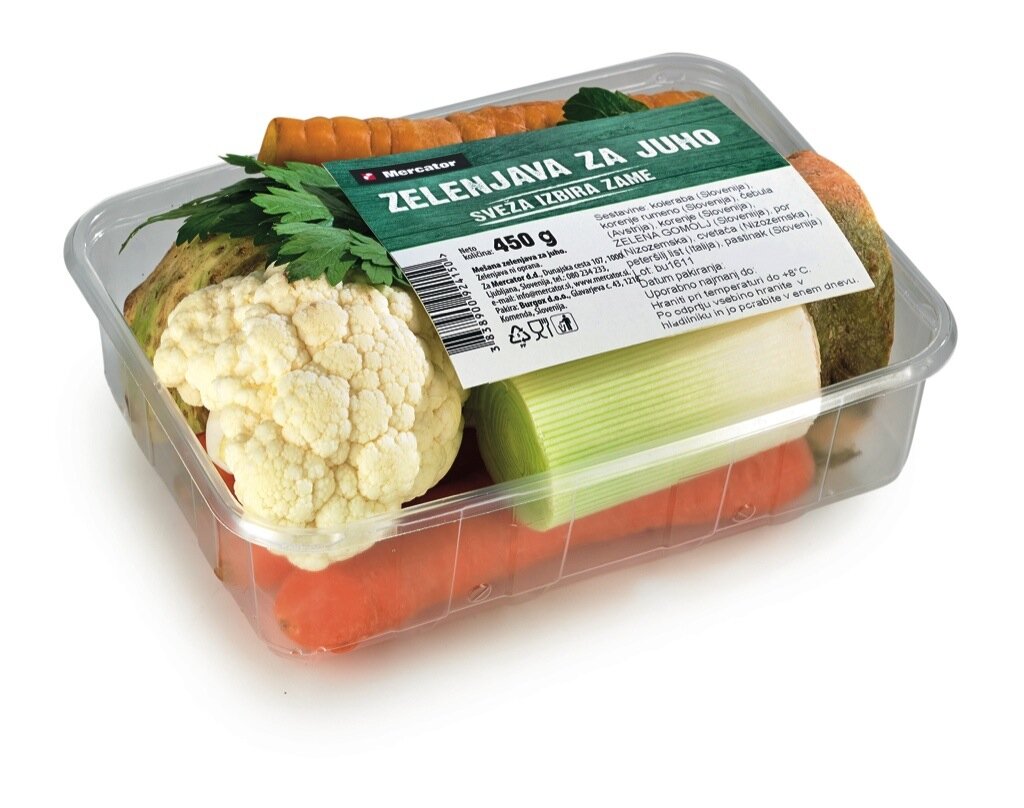 Zelenjava za juho, Mercator, 450 g