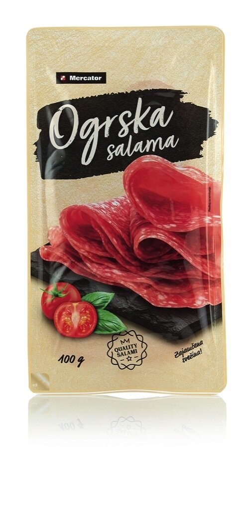 Narezek ogrska salama, Mercator, pakirano, 100 g