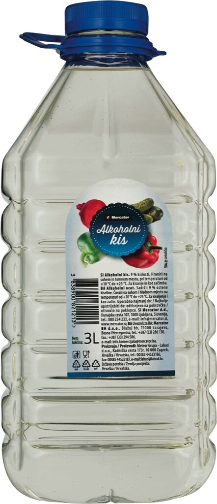 Alkoholni kis, Mercator, 3 l