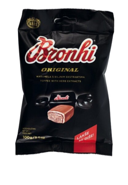 Bonboni Bronhi, karamela, Kraš, 100 g