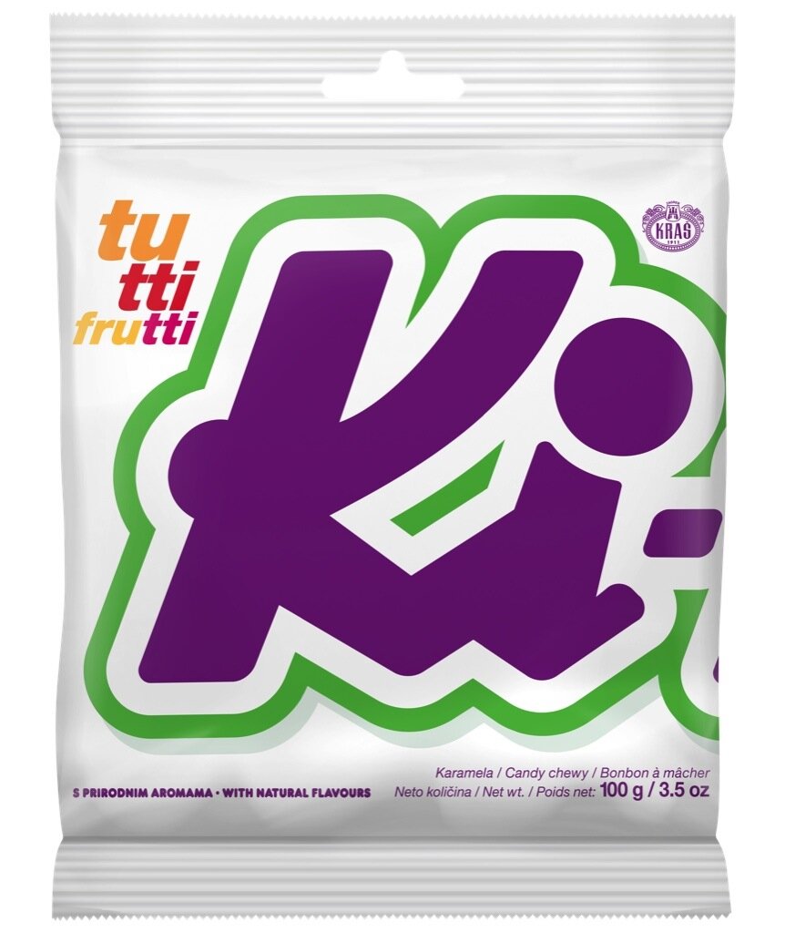 Bonboni Kiki, Tutti frutti, Kraš, 100 g