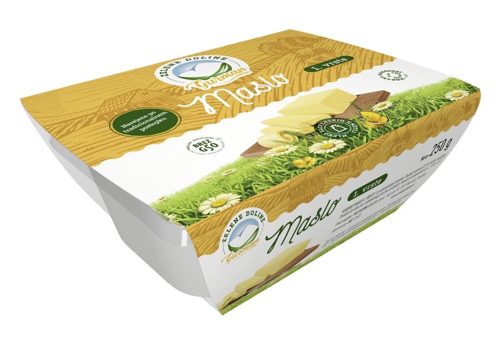 Maslo, Zelene Doline, 250 g