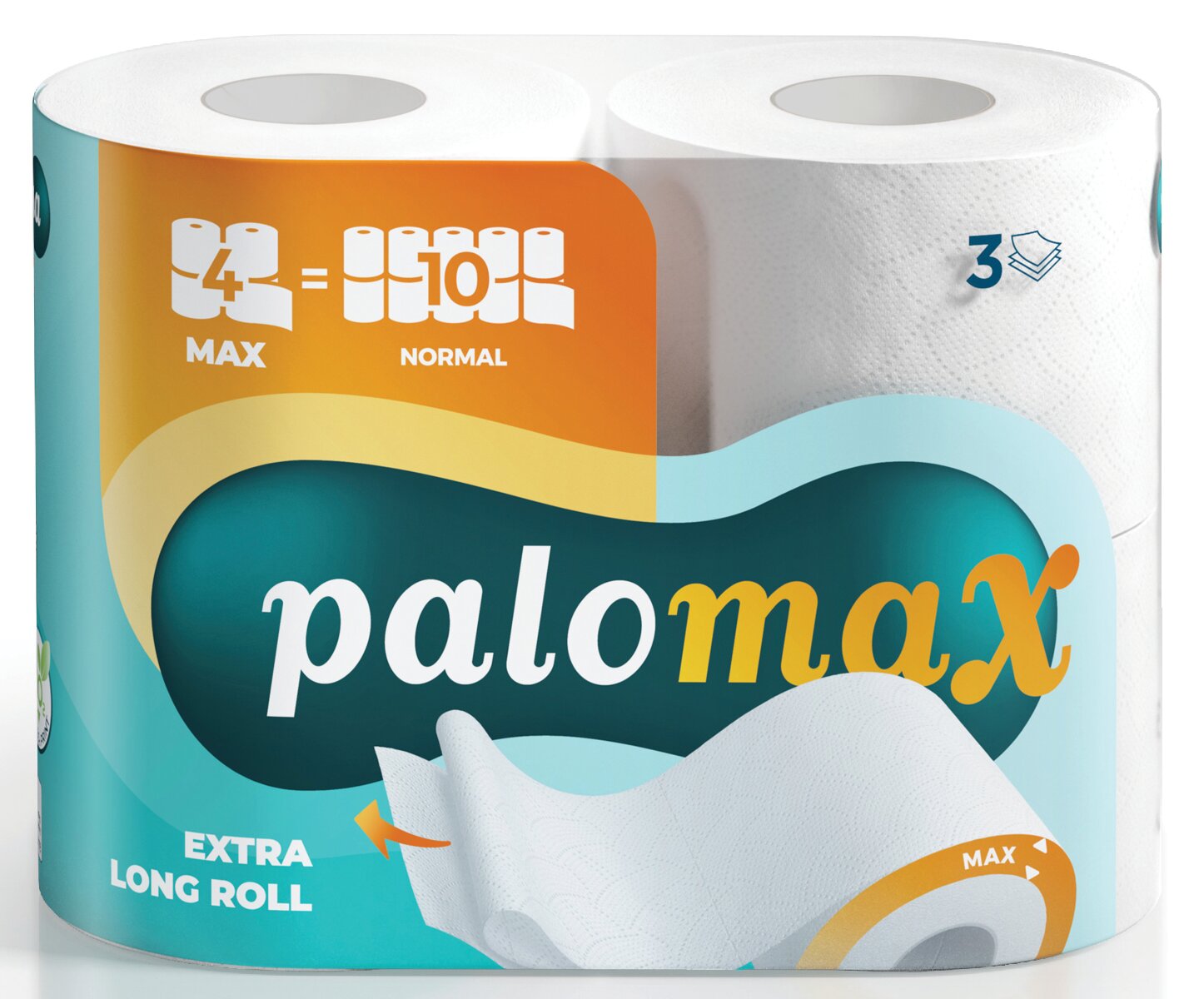 Toaletni papir, PaloMax, Paloma, 3-slojni, 4/1