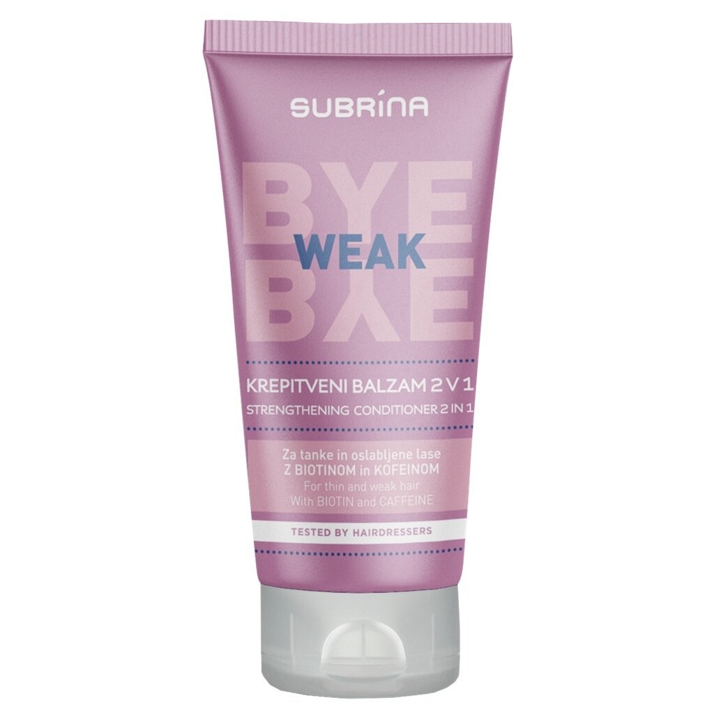 Balzam za lase Bye Bye Weak, 2v1, Subrina, 150 ml