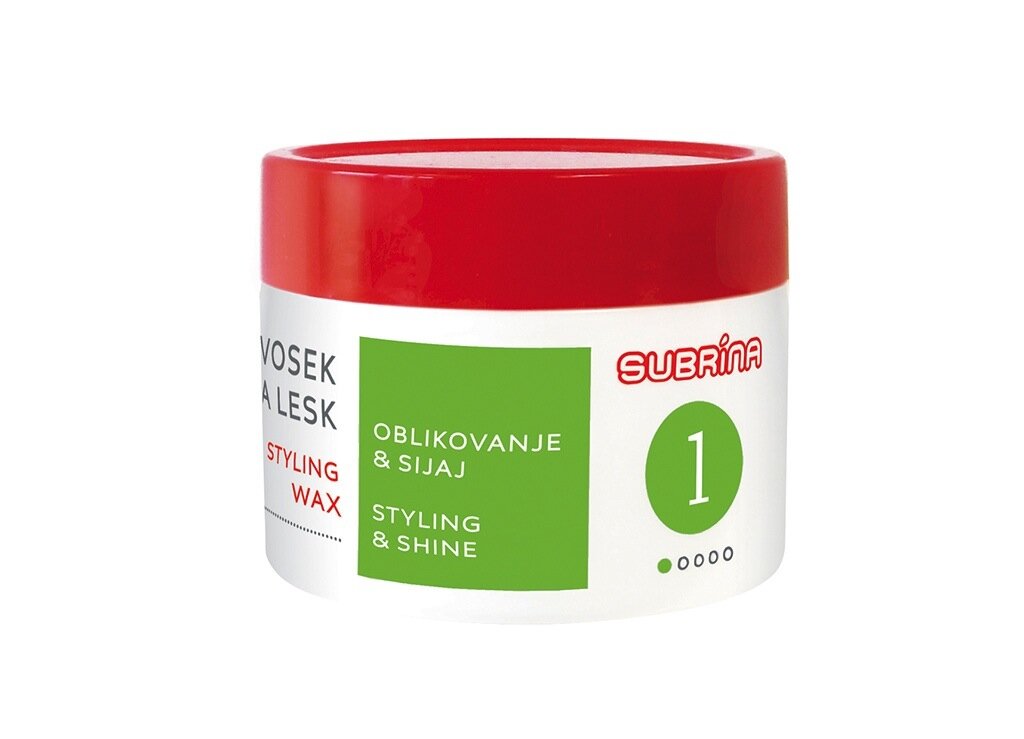 Vosek za lase, oblikovanje in sijaj, Subrina, 100 ml