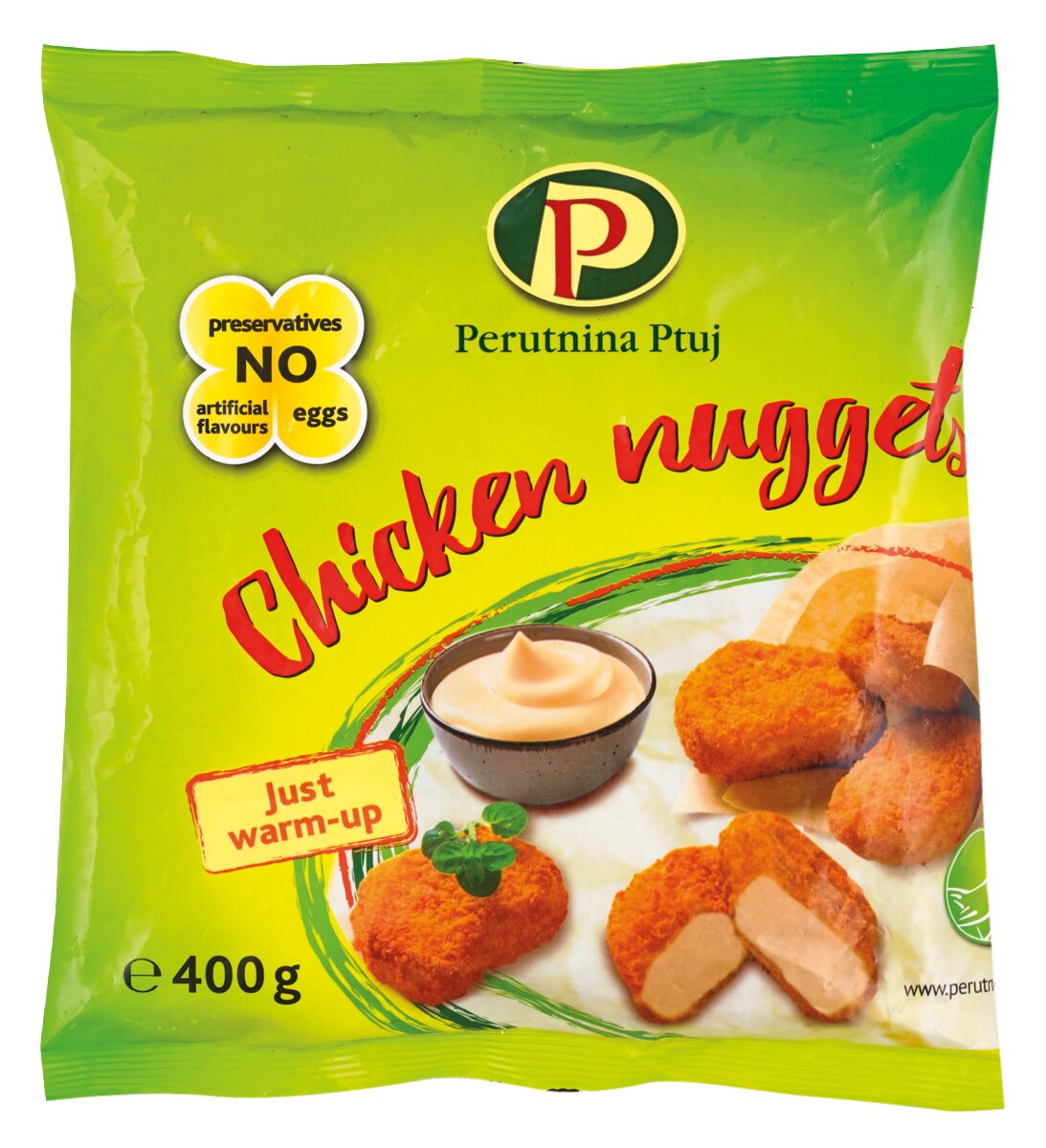 Piščančji medaljoni, Perutnina Ptuj, zamrznjeno, 400 g