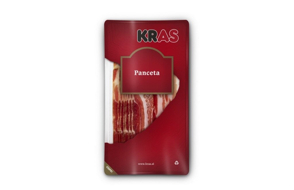 Narezek panceta, Kras, pakirano, 100 g + 30 g gratis Maxx
