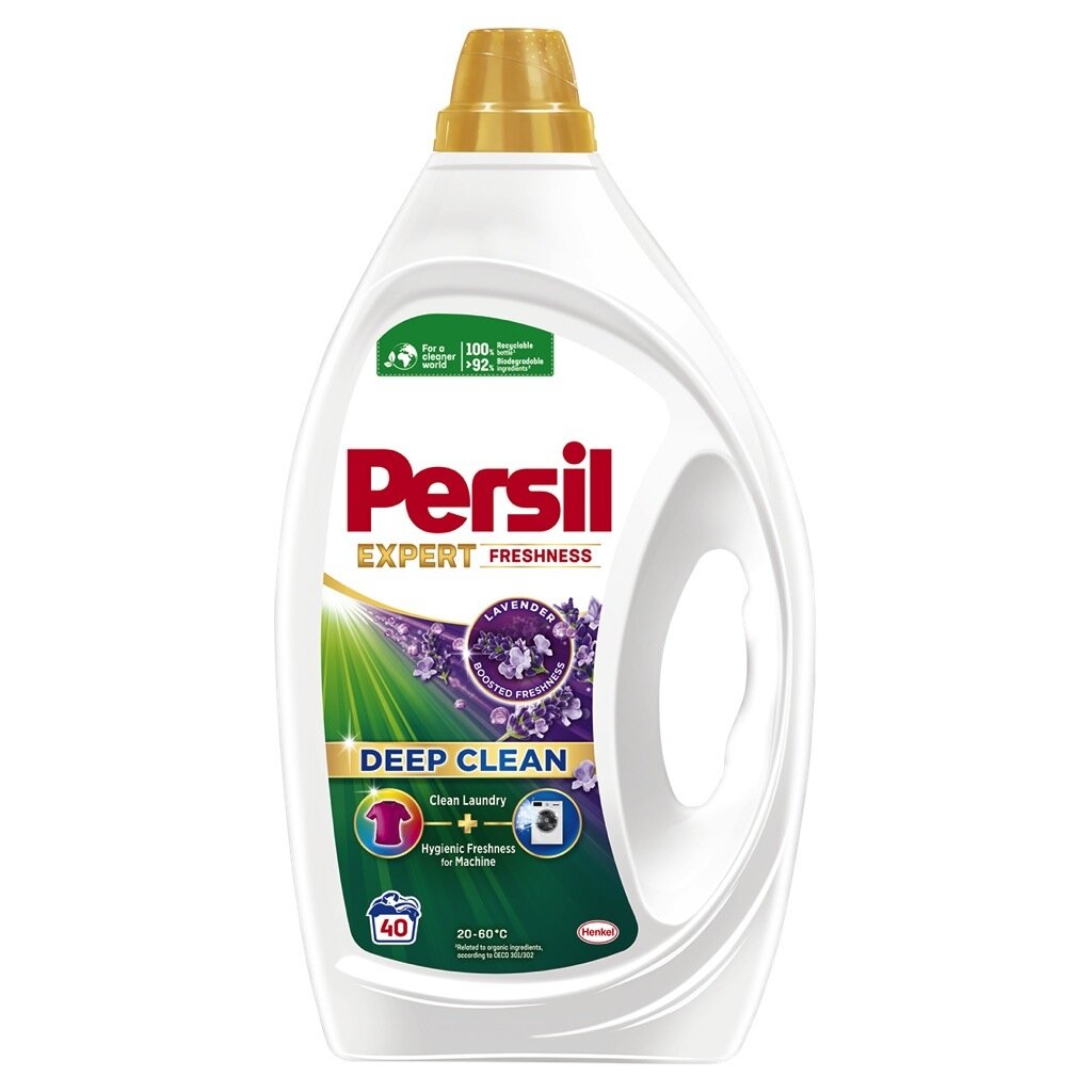 Detergent za pranje perila, Persil Gel Exp. Lavender, 40 pranj, 1,8 l