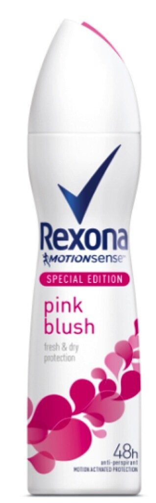 Deodorant Pink Blush sprej, Rexona, 150 ml