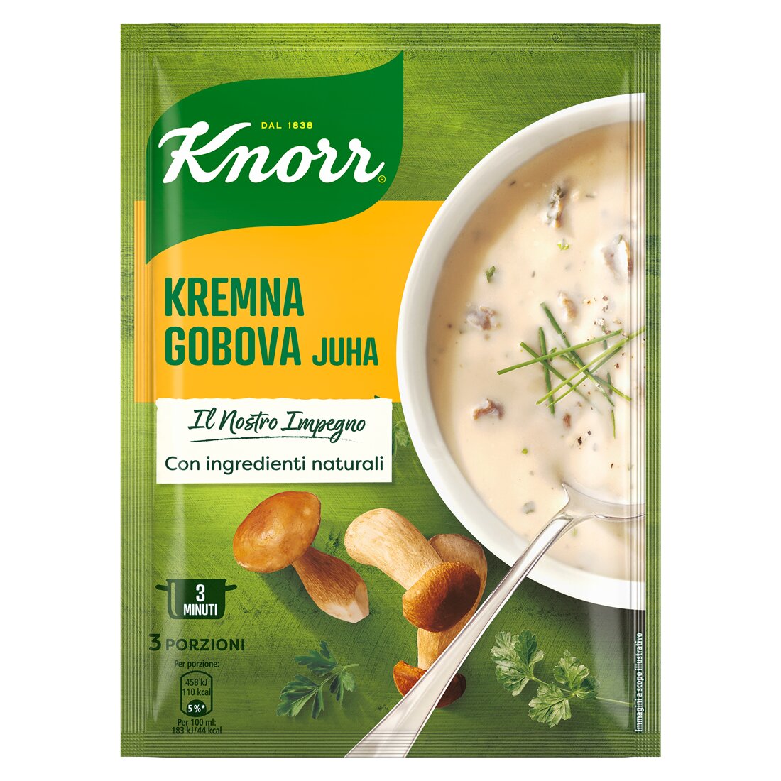 Kremna gobova juha, knorr, 76 g
