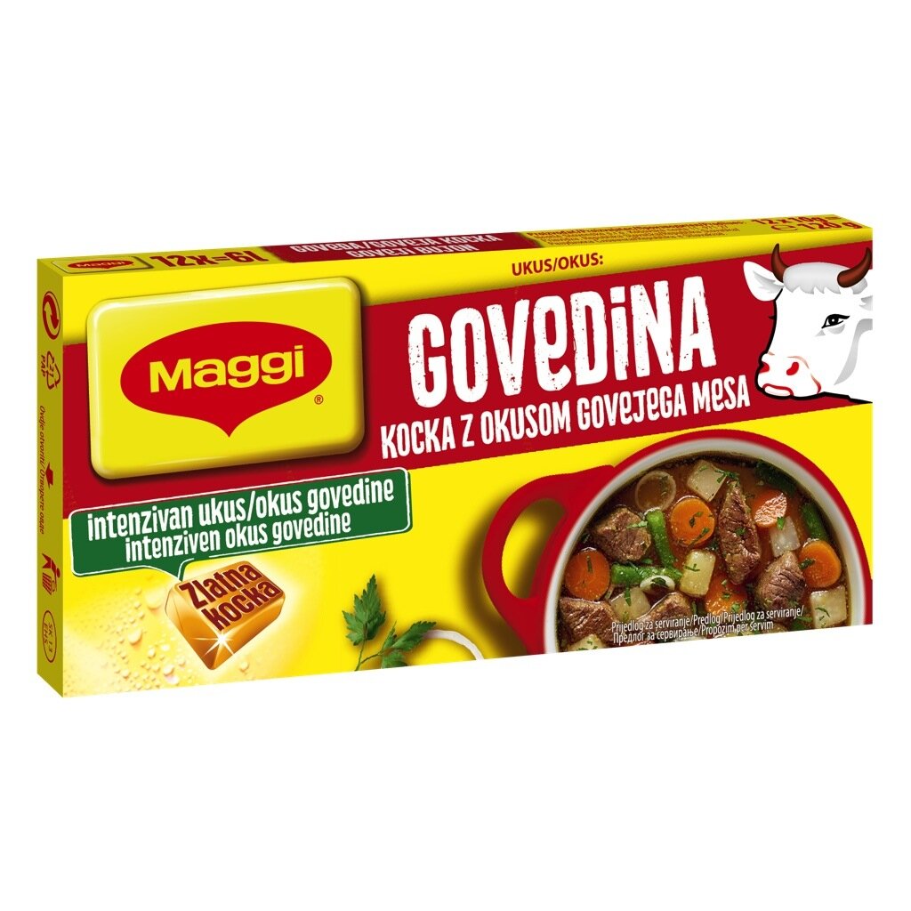Goveja jušna kocka, Maggi, 120 g