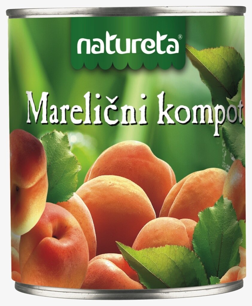 Marelični kompot, Natureta, 820 g