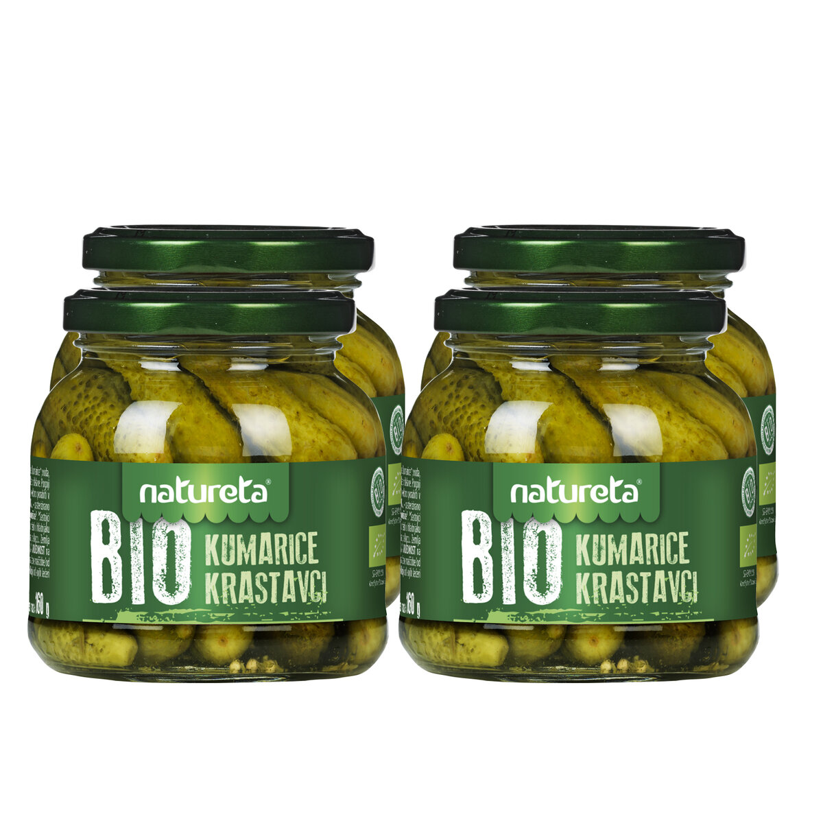 Bio delikatesne kumarice, Natureta, 4 x 280 g