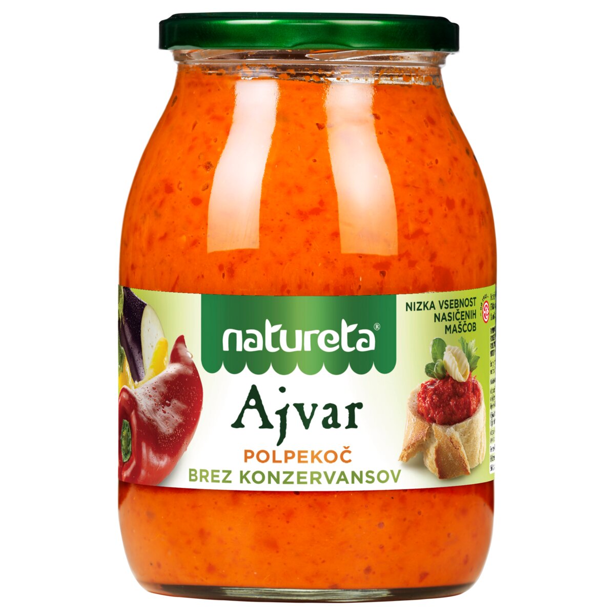 Polpekoči ajvar, Natureta, 1 kg