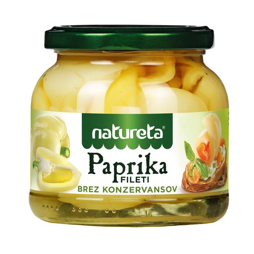 Fileti paprike, Natureta, 530 g