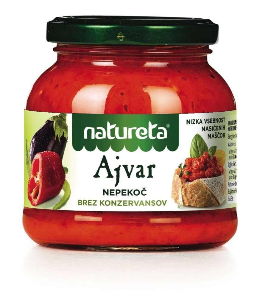 Nepekoči ajvar, Natureta, 290 g