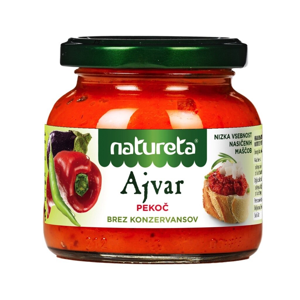 Pekoči ajvar, Natureta, 290 g