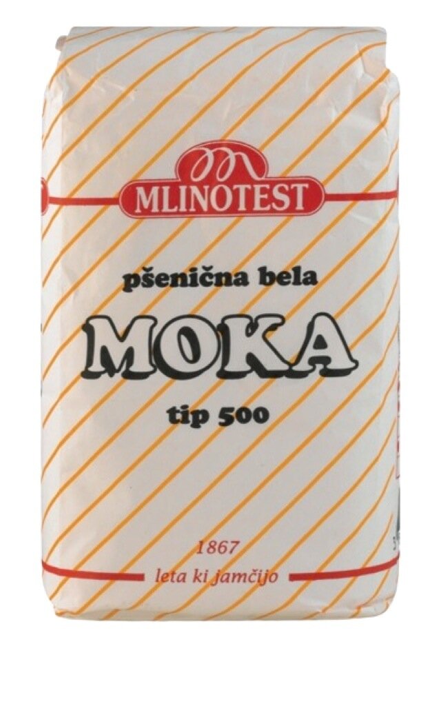 Pšenična mehka moka T 500, Mlinotest, 1 kg