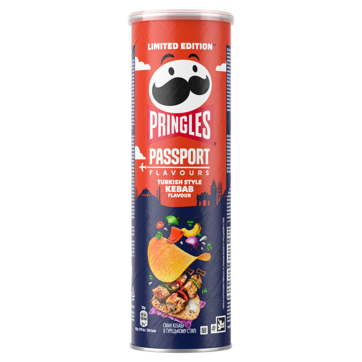 Čips, stil turški kebab, Pringles, 165 g