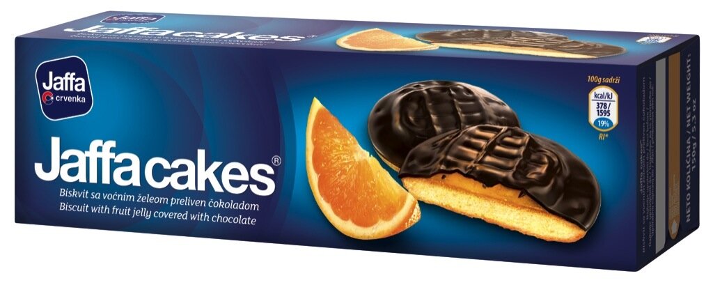 Keksi s pomarančnim polnilom, Jaffa, 150 g