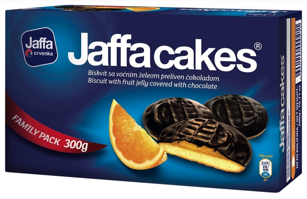 Keksi s pomarančnim polnilom, Jaffa, 300 g