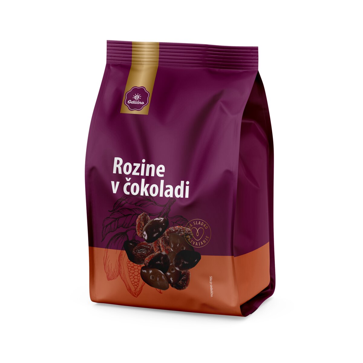 Rozine v čokoladi, Odlično, 200 g