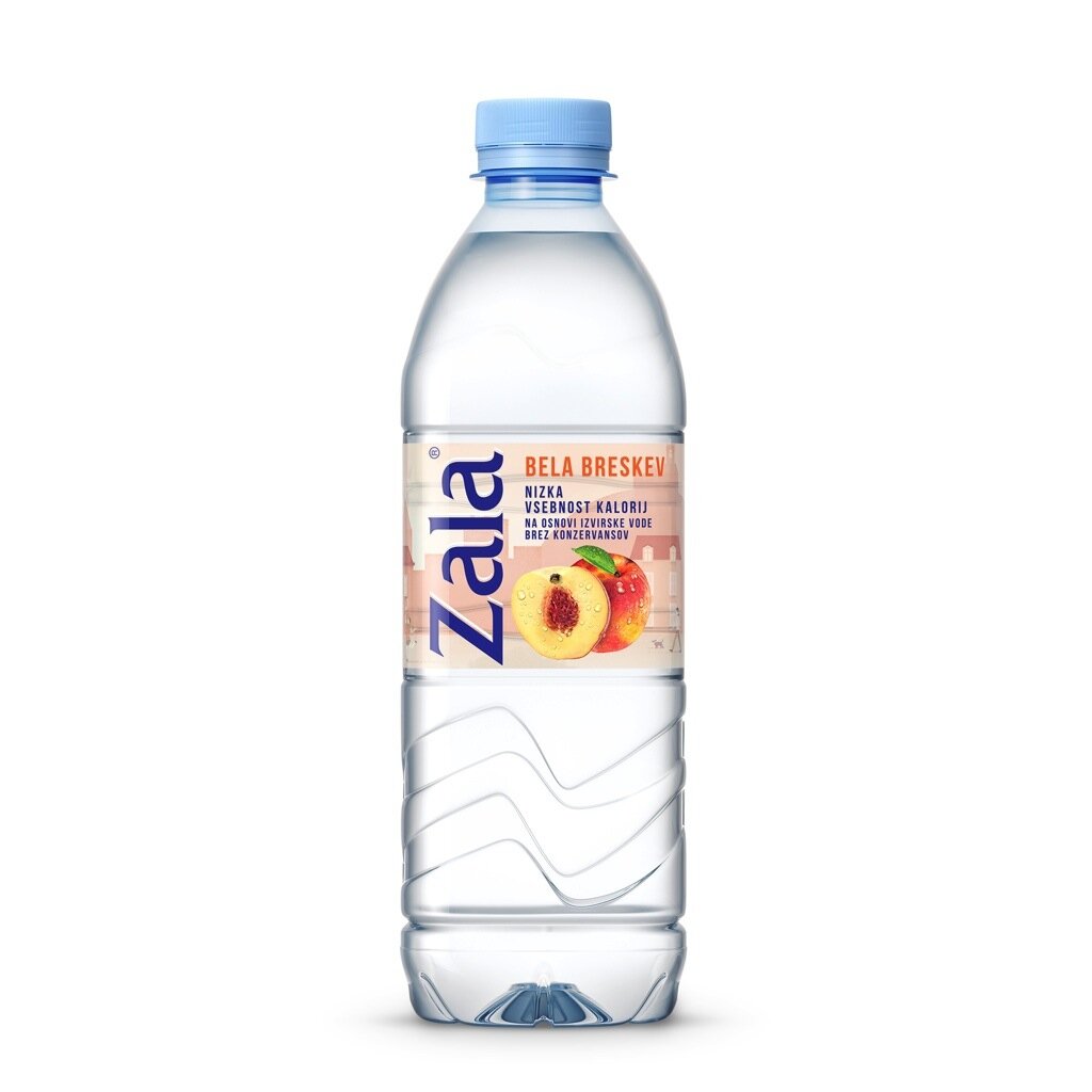 Negazirana voda, breskev, Zala, 0,5 l