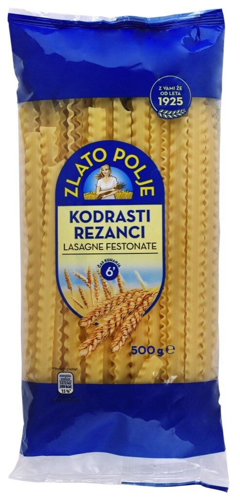 Valoviti rezanci, Zlato Polje, 500 g