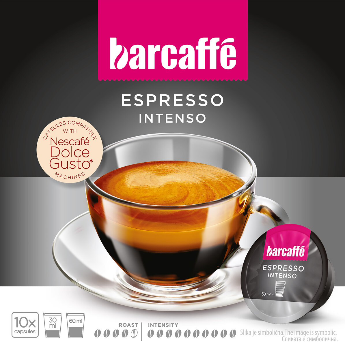 Kava v kapsulah Intenso, Barcaffe, 80 g