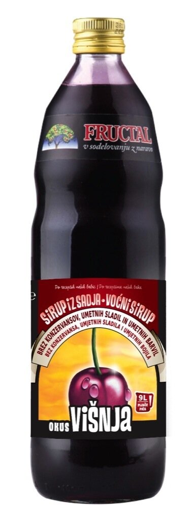 Sirup, višnja, Fructal, 1 l