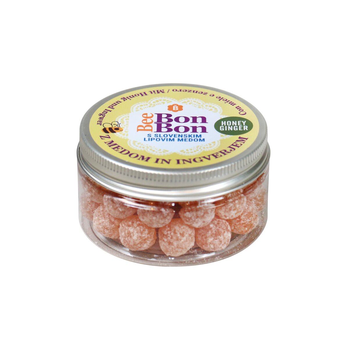 Trdi ingverjevi medeni bonboni, Božnar, 80 g