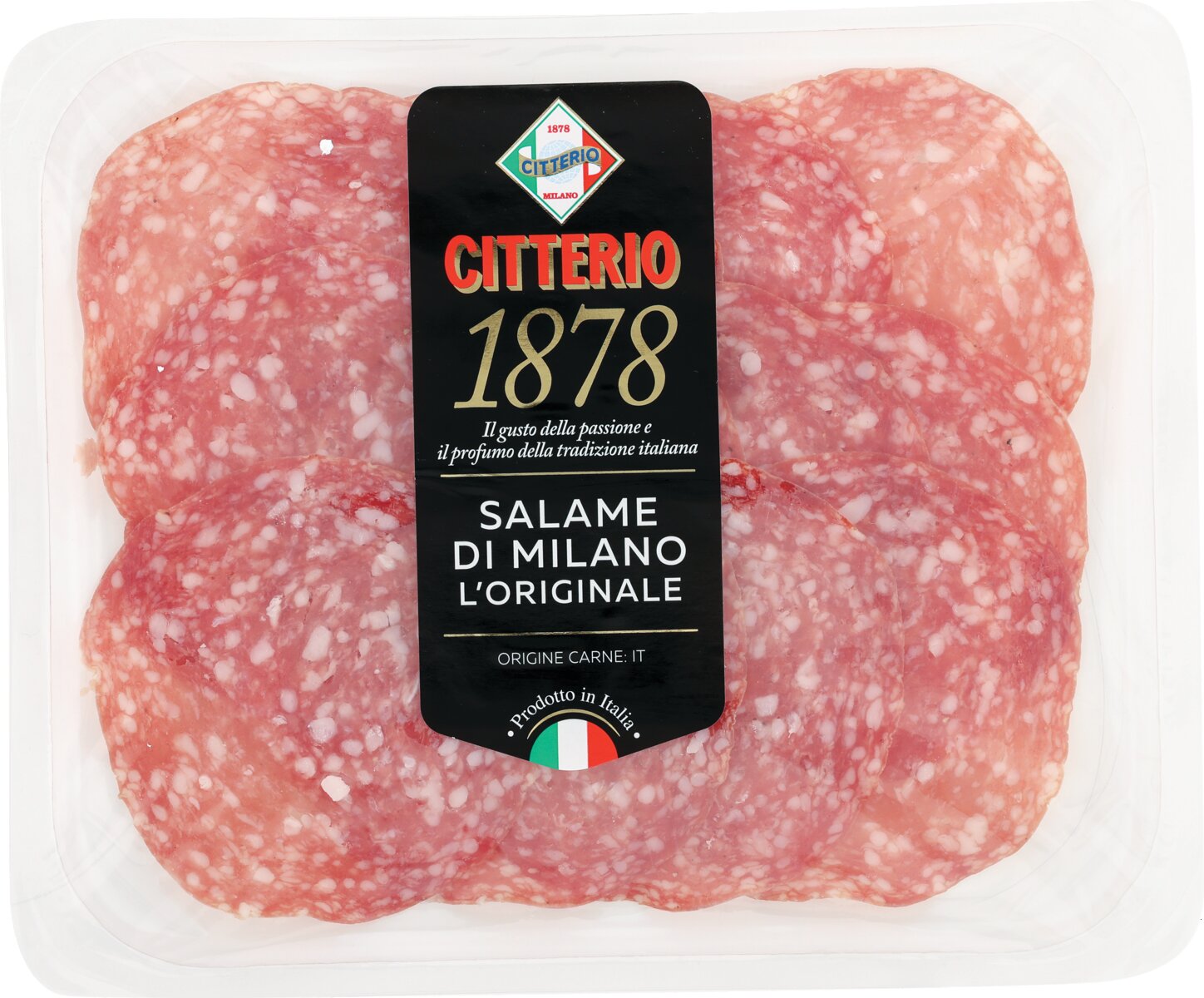 Narezek milanska salama, Citterio, pakirano, 80 g