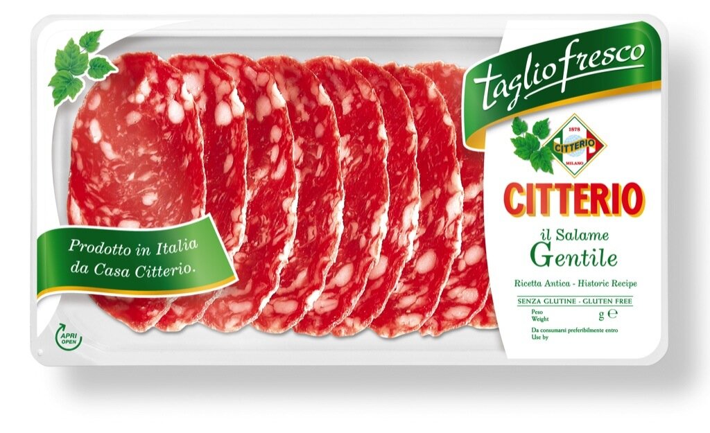 Narezek salama Gentile, Citterio, pakirano, 70 g