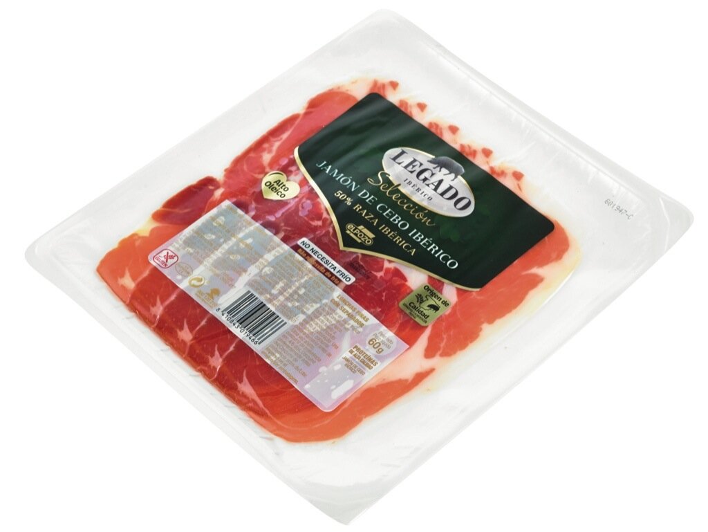 Narezek pršut Iberico, El Pozo, pakirano, 60 g