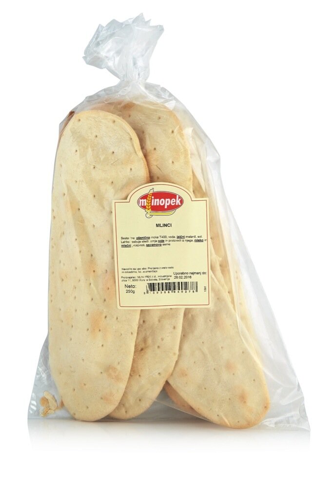 Mlinci, Mlinopek, 250 g