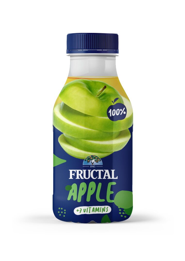 Sok, jabolko, Fructal, 330 ml