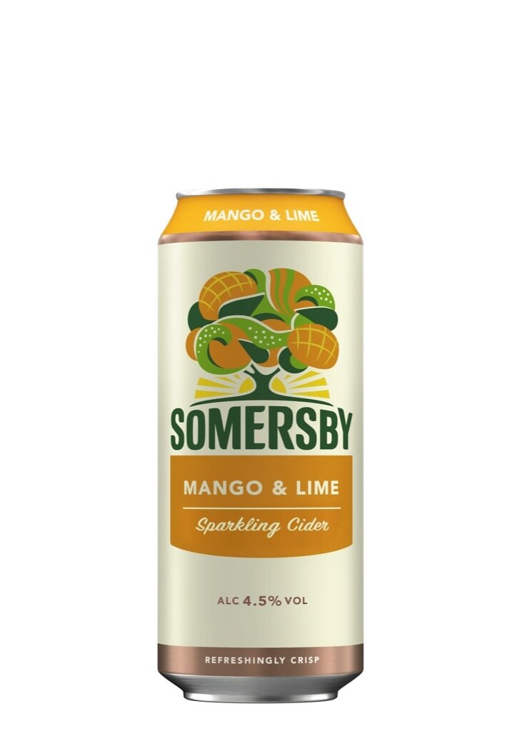 Cider mango in limeta, Somersby, 4,5 % alkohola, 0,5 l