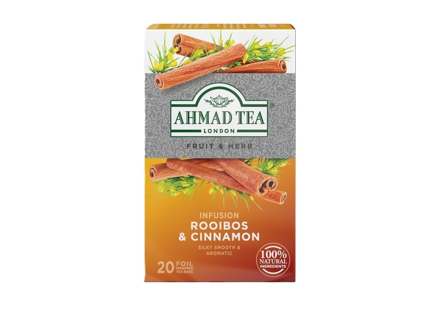 Čaj Ahmad Rooibos cimet F20X40 g
