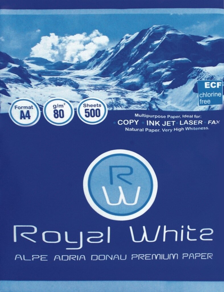 Fotokopirni papir A4, Royal White, 500 listov