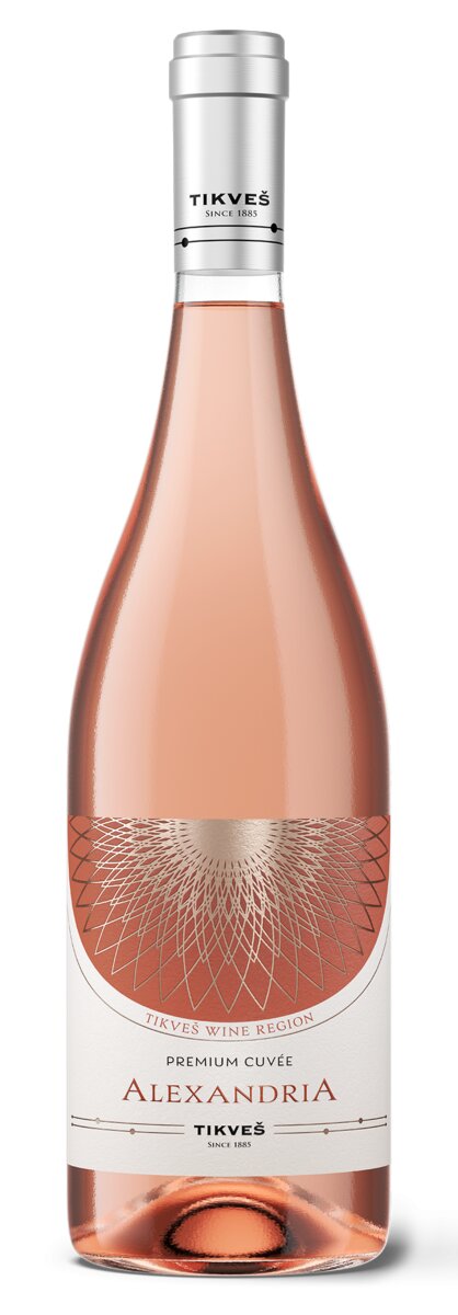 Rose vino Alexandria Premium Cuvée, Tikveš, 0,75 l