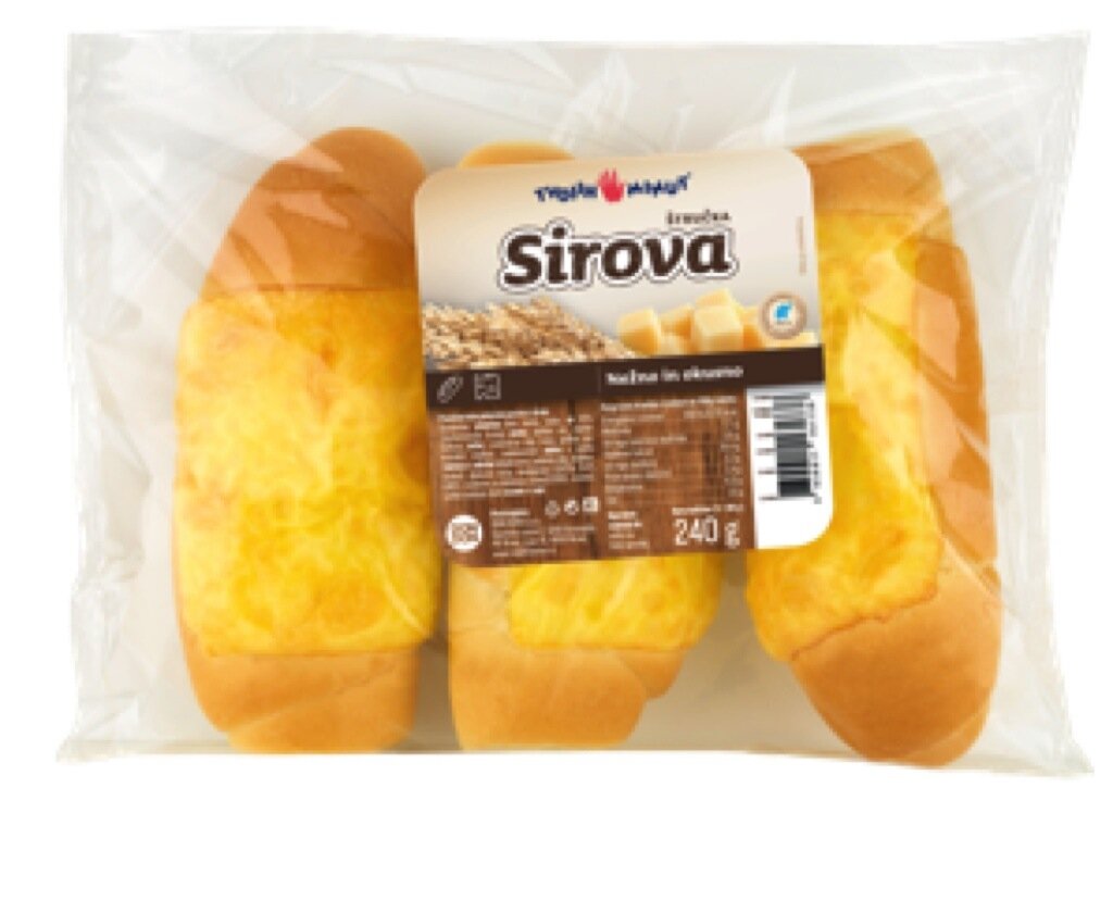 Sirova štručka, Tvojih 5 minut, pakirano, 3 x 80 g